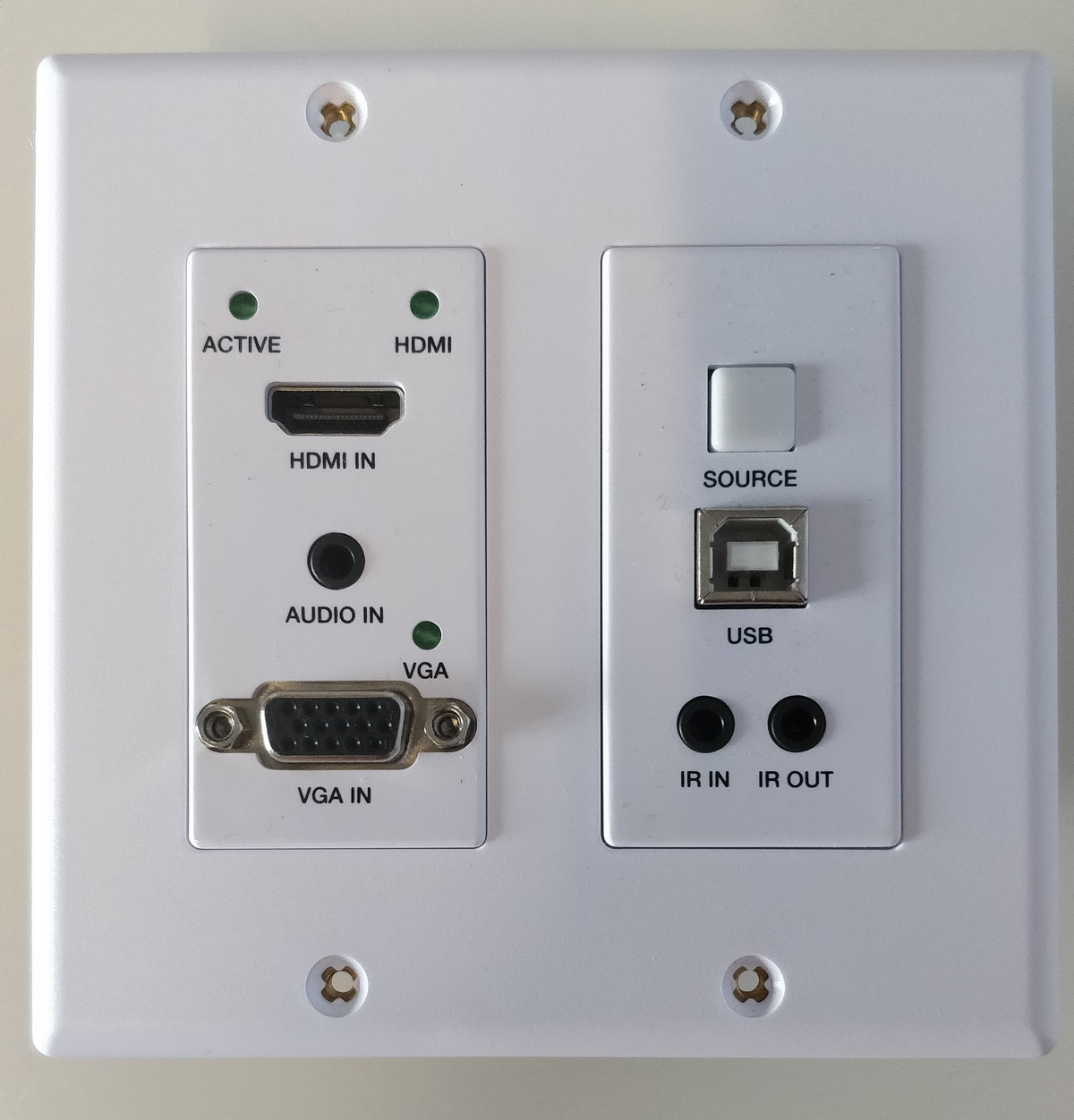 18G HDMI/VGA 2Gang POC Wall Plate 70m — Cadenceberge